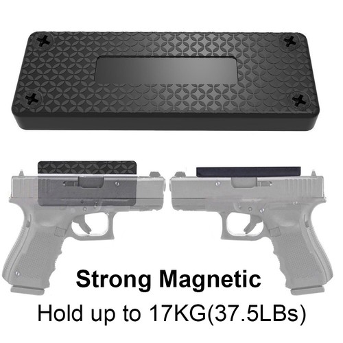 37lb Gun Magnet Mount Pistol Rifle Concealed Magnetic Holder Under Desk ...