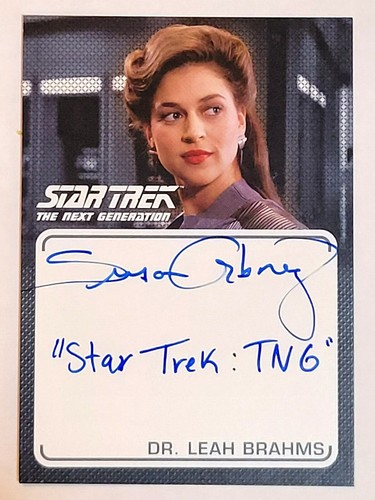 SUSAN GIBNEY DR LEAH BRAHMS 2022 STAR TREK TNG ARCHIVES CARD #A53 ...