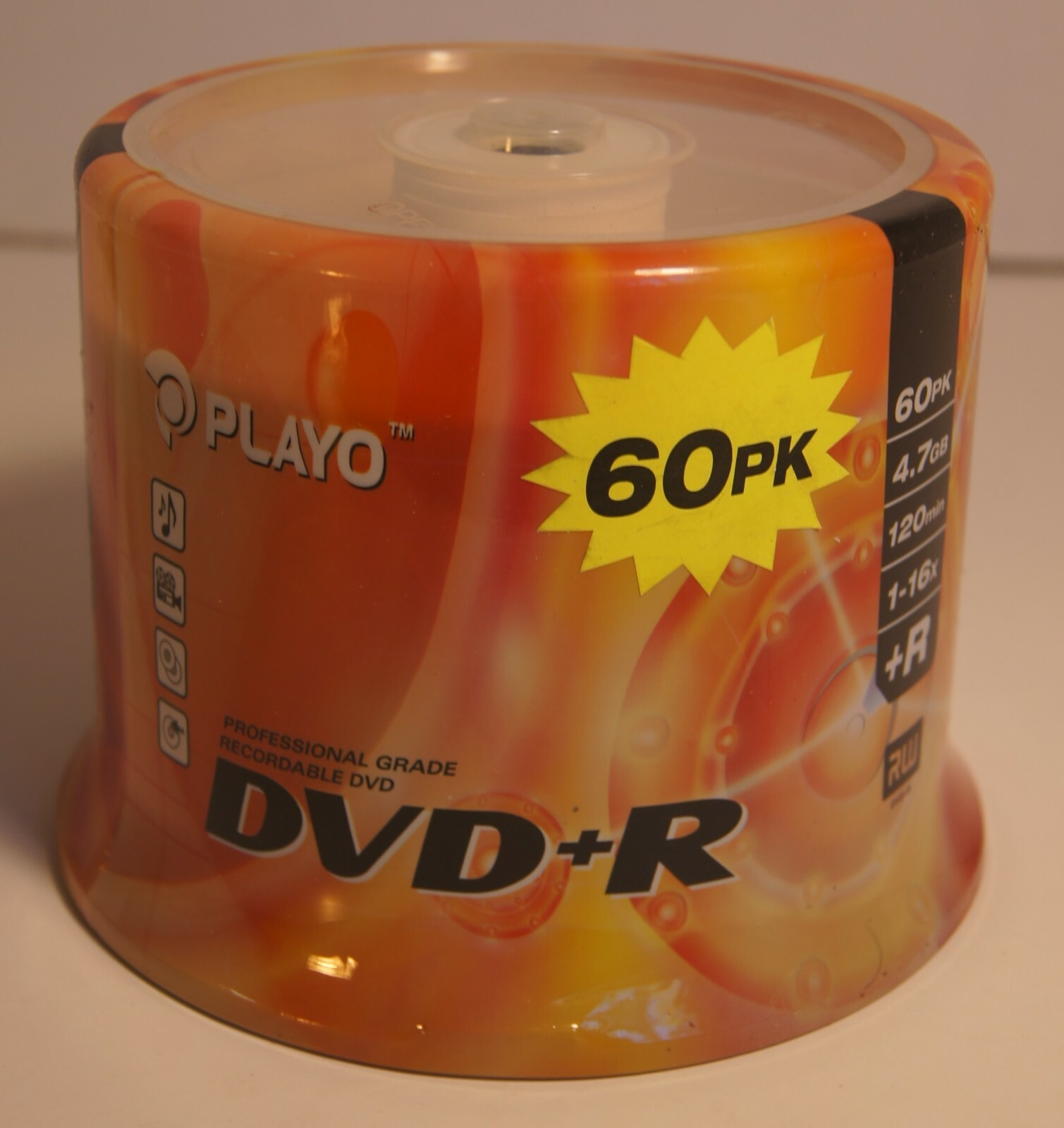 NEW - PLAYO DVD +R 60 Pack - Professional Grade Recordable | 4.7GB ...