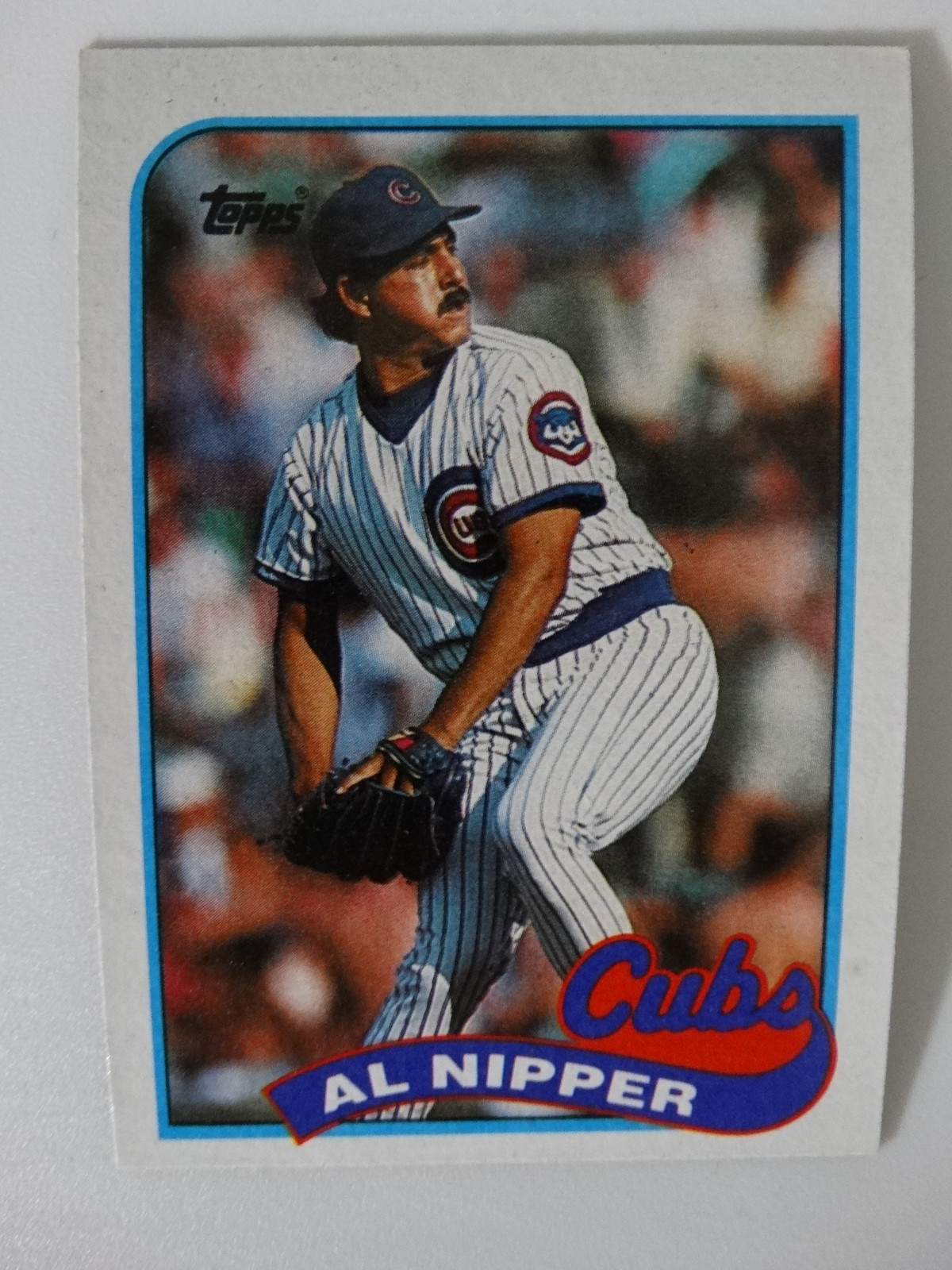 1989 Topps Al Nipper Chicago Cubs Wrong Back Error Baseball Card | eBay