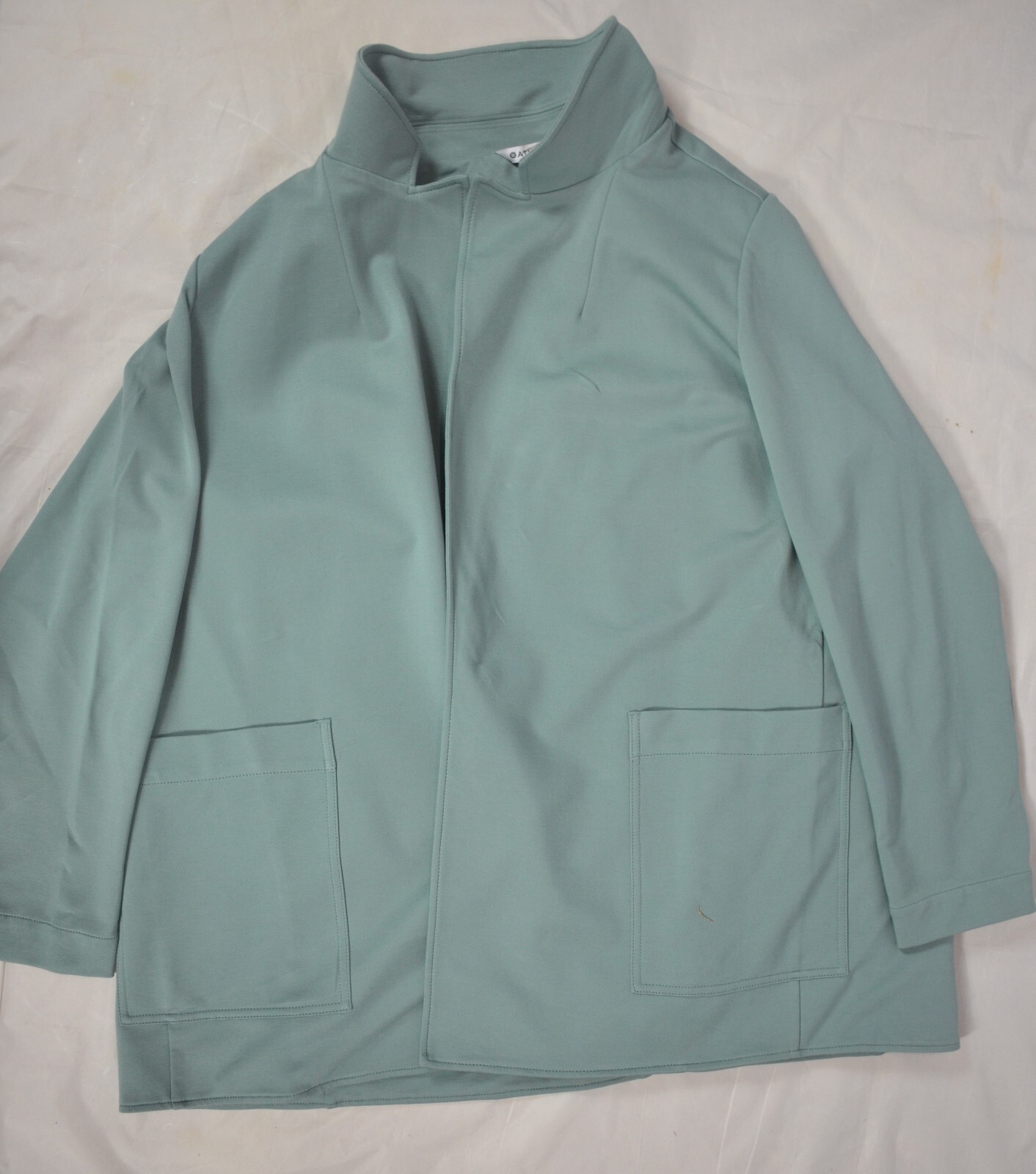 NWT $149 Athleta 22 Plus Size Minimalistic Grey Eastbound Blazer Jacket ...