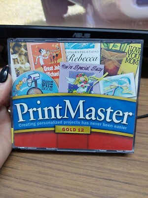 printmaster gold 12 4Cd SET parfait État | eBay