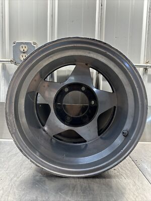 15x10 6 Lug Eagle Alloy Star Wheel Rim | Black | 5 Spoke | Aluminum ...