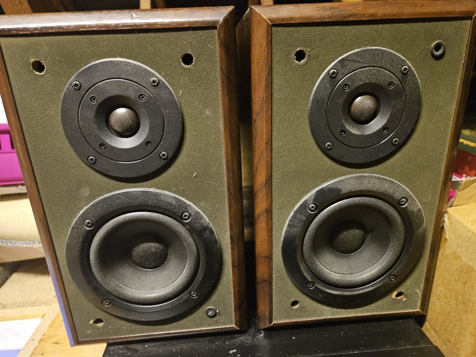 Technics SB-HD81 Hi-fi Speakers 100W RMS 6ohms Mahogany | eBay UK