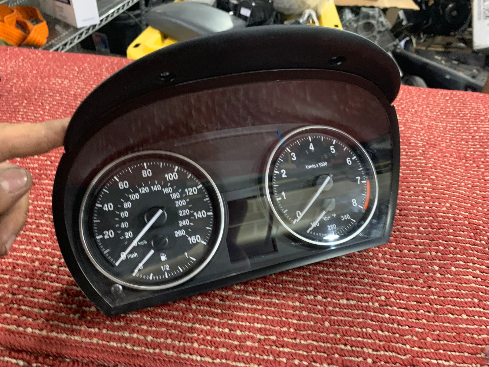 BMW 2006-2013 E90 E92 E93 SPEEDOMETER CLUSTER ODOMETER GAUGE INSTRUMENT ...