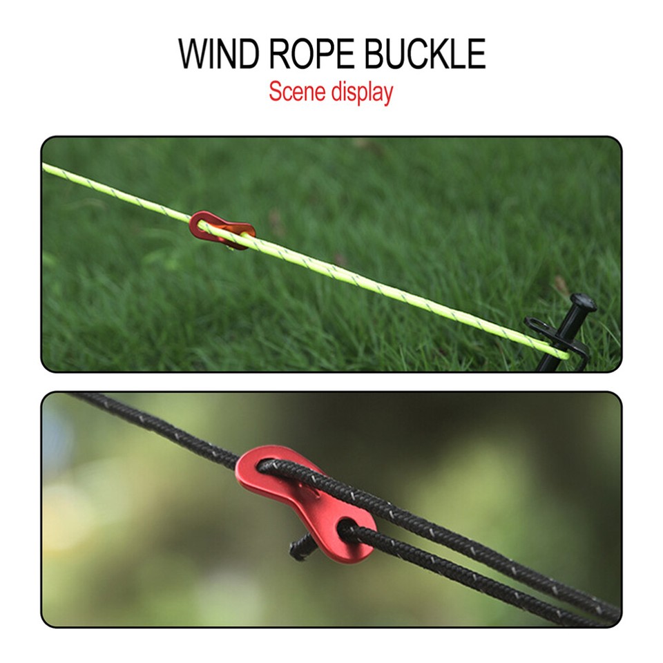 40 Pcs Guy Rope Tensioners Adjuster Accessory Hiking Camping Tent | eBay UK