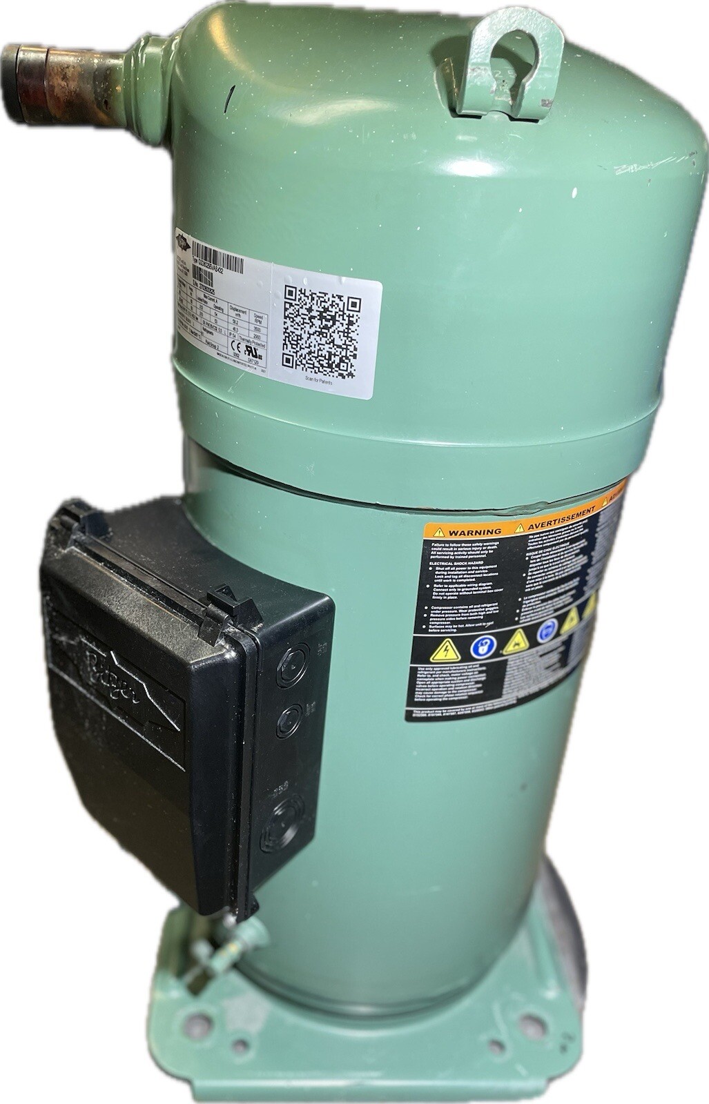 BITZER Scroll Compressor GSD80295VAB432 Hermetic Commercial ...