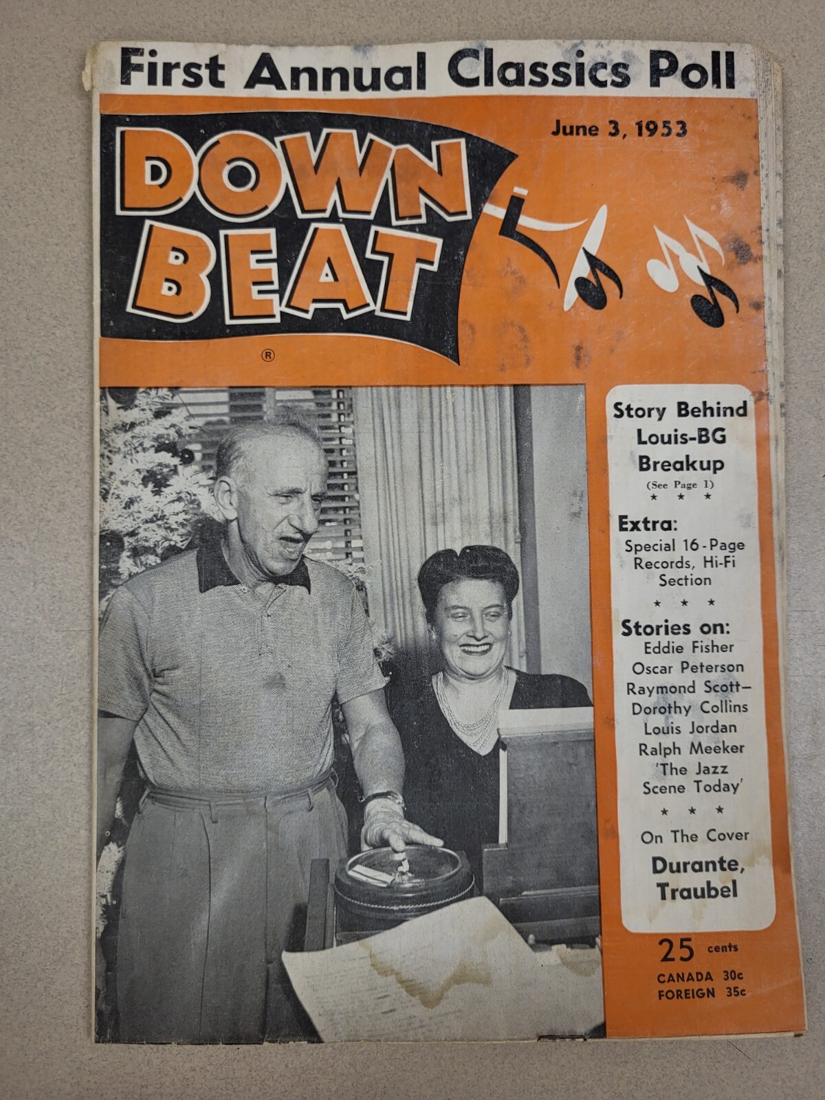 DownBeat Vol 20 #11 June 3 1953 Music News First Annual Classics Poll ...