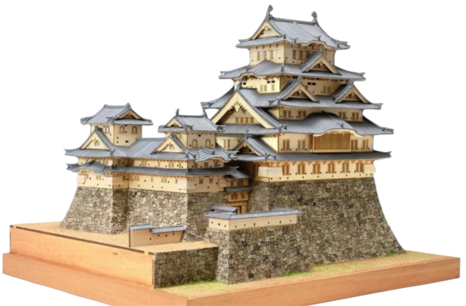 Woody Joe Wooden Model Assembly Kit Himeji Castle 1/150 Shipping from ...