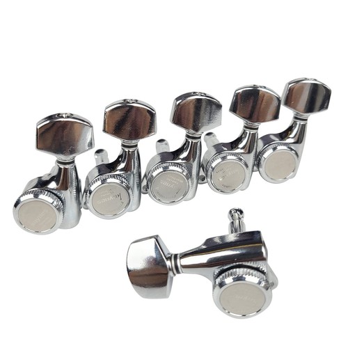 Guitar Locking Tuners – 18:1 Chrome Silver Lock String Tuning Keys Pegs ...