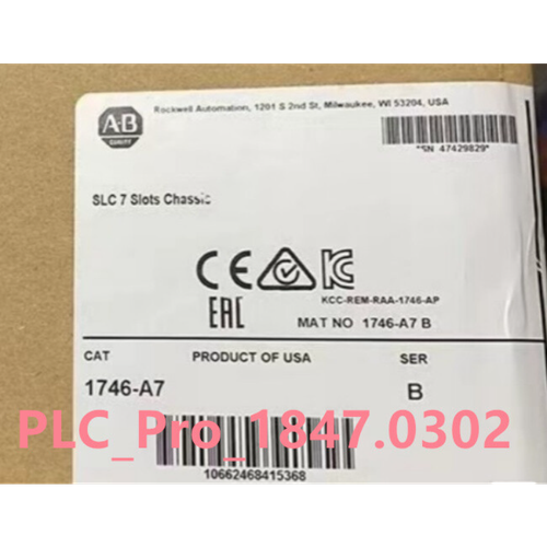 Allen-Bradley 1746-A7 Ser B SLC 500 7-Slot Rack Chassis PLC Module1PCS ...