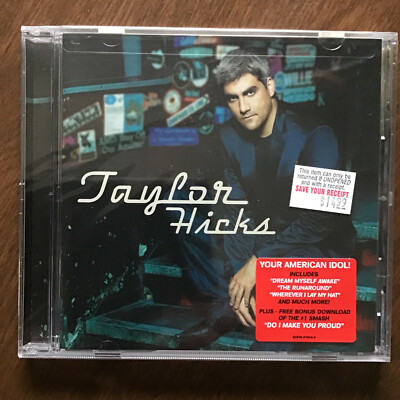 Taylor Hicks (2006) US CD Still Sealed w/ hype sticker! Rob Thomas ...