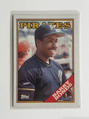 1988 Topps #450 Barry Bonds Rare MULTIPLE ERROR Card [EXTREMELY RARE ...
