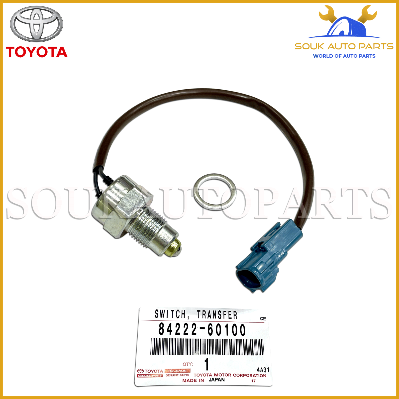 84222-60100 Genuine Toyota SWITCH, TRANSFER INDICATOR, NO.3 8422260100 ...