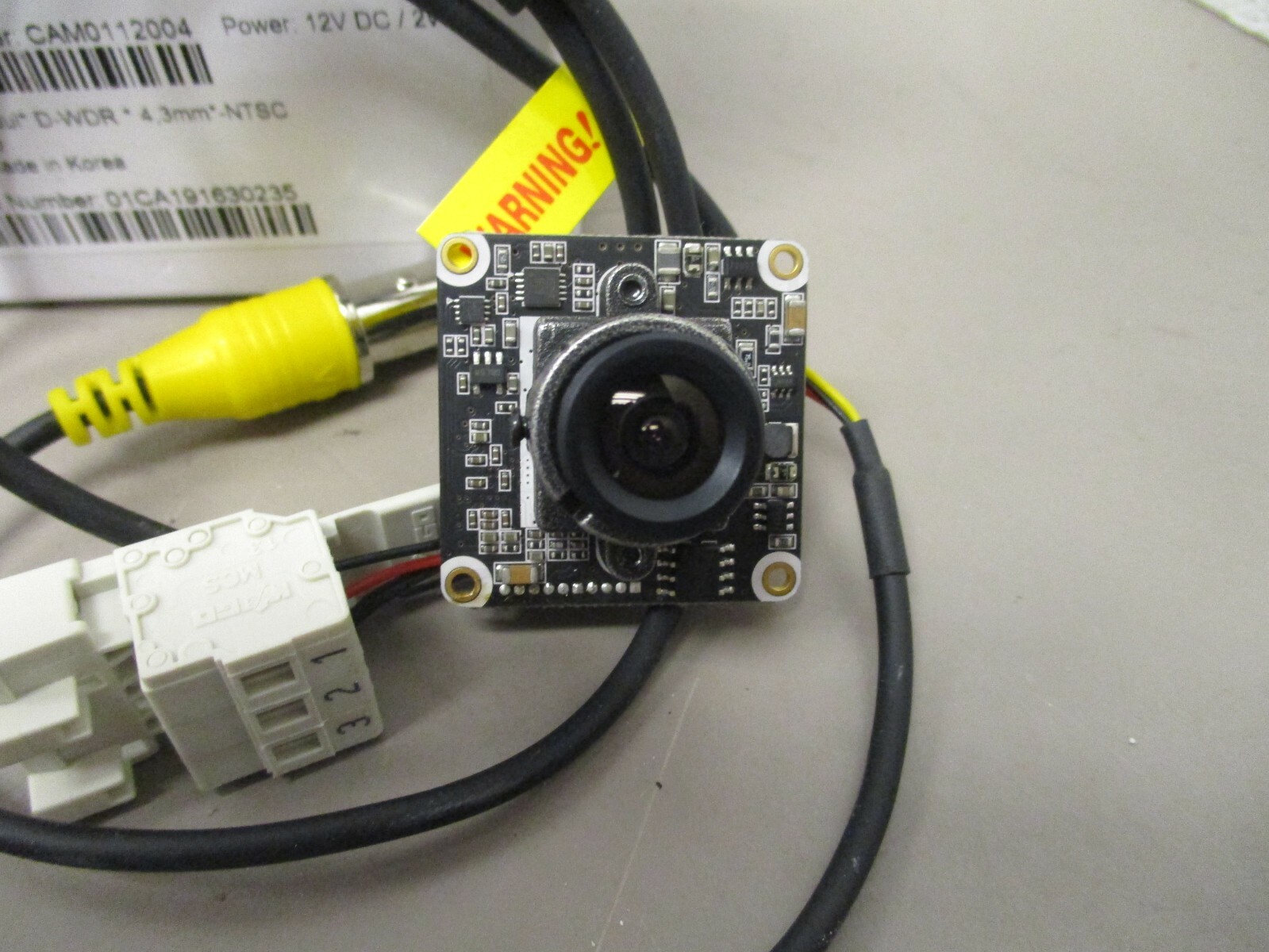 4.3MM 4.3 MM CAMO112004 CCTV Camera board New R2P Model D-WDR | eBay
