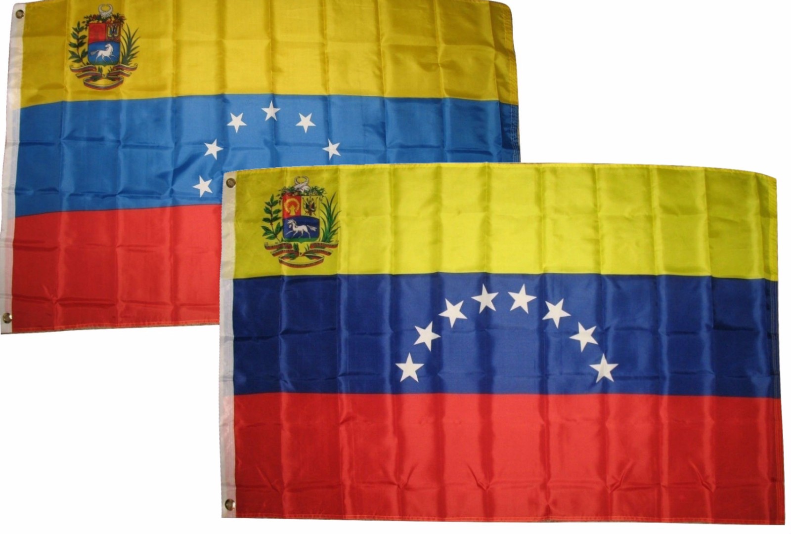 3x5 3'x5' Wholesale Combo Set Venezuela 7 & 8 Star Old New 2 Flags Flag ...