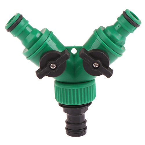 1/2" Garden Irrigation Y-shaped Plastic Splitter Watering Controller ...