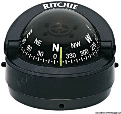 RITCHIE Explorer Extern. Compass 2 Inches 3/4 Black/Black | eBay