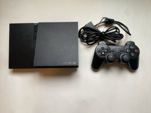 Sony PlayStation 2 PS2 Slim Console And Controller For Parts Or Repair ...