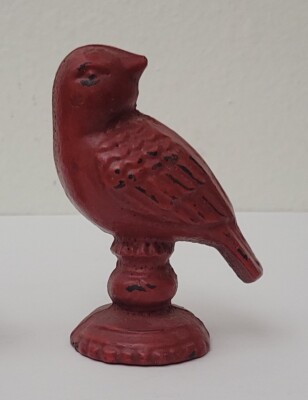 Heavy Red Metal Bird 1A, 4.25 X 3" | eBay