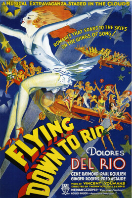 Flying Down to Rio Dolores del Rio Vintage Movie Poster | eBay
