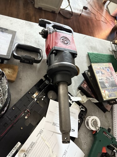 Chicago Pneumatic 7782-6 1" Dr. Impact Wrench w/ 6" Extended Anvil ...