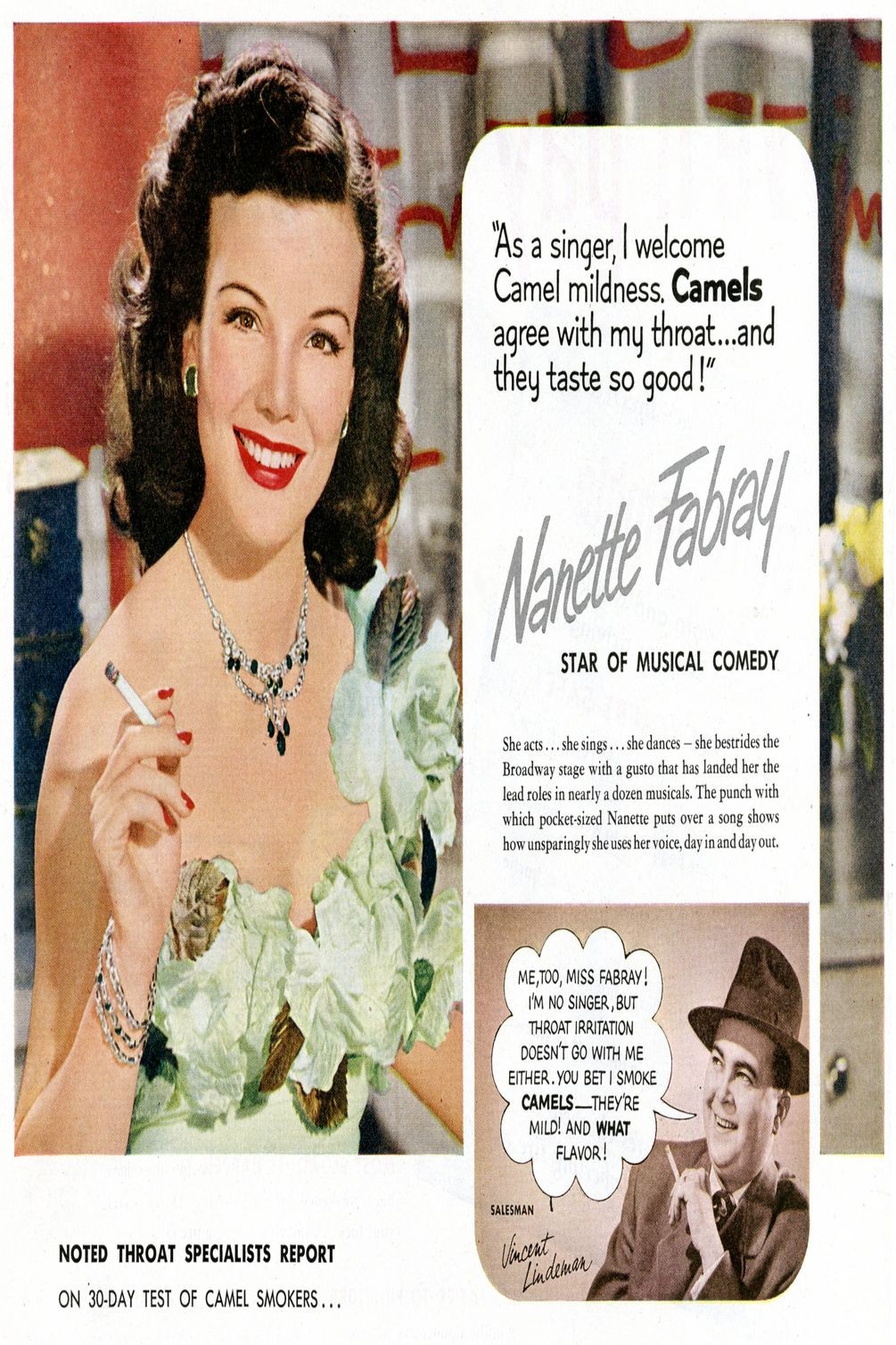 Camel Cigarettes Ad Poster (1950s) USA - 24x36” 🌟🎭 - Retro Mid-century ...