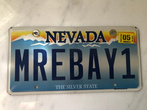 Nevada State Issued MR EBAY1 license plate USED | eBay