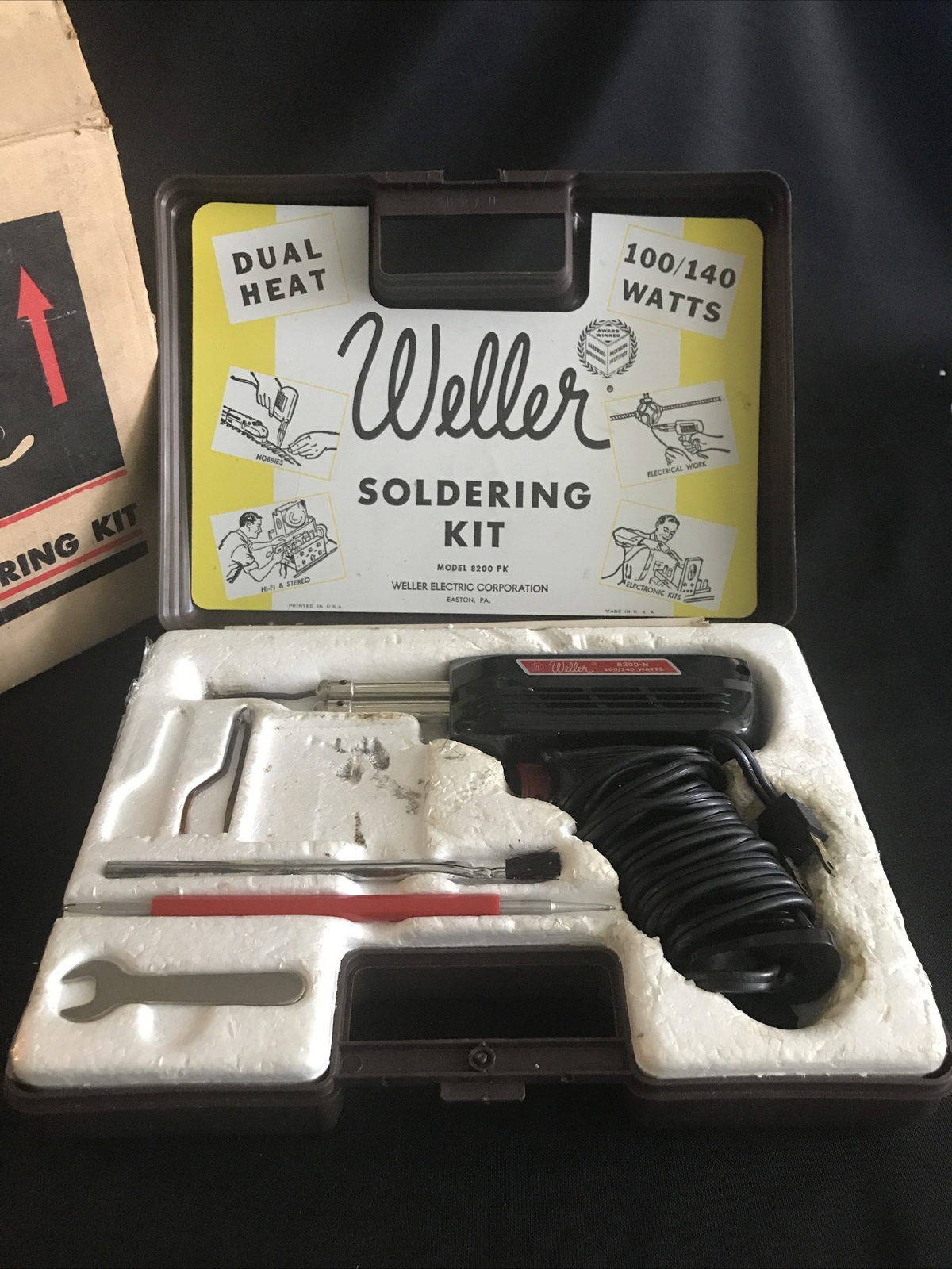 Vintage Weller 8200 PK Soldering Gun Kit w/ Case and Original Box | eBay