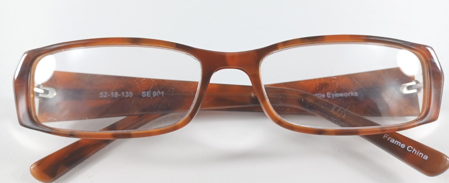 Seattle Eyeworks SE 901 Brown Tort 52-18-135 Used Eyeglass Frame W ...