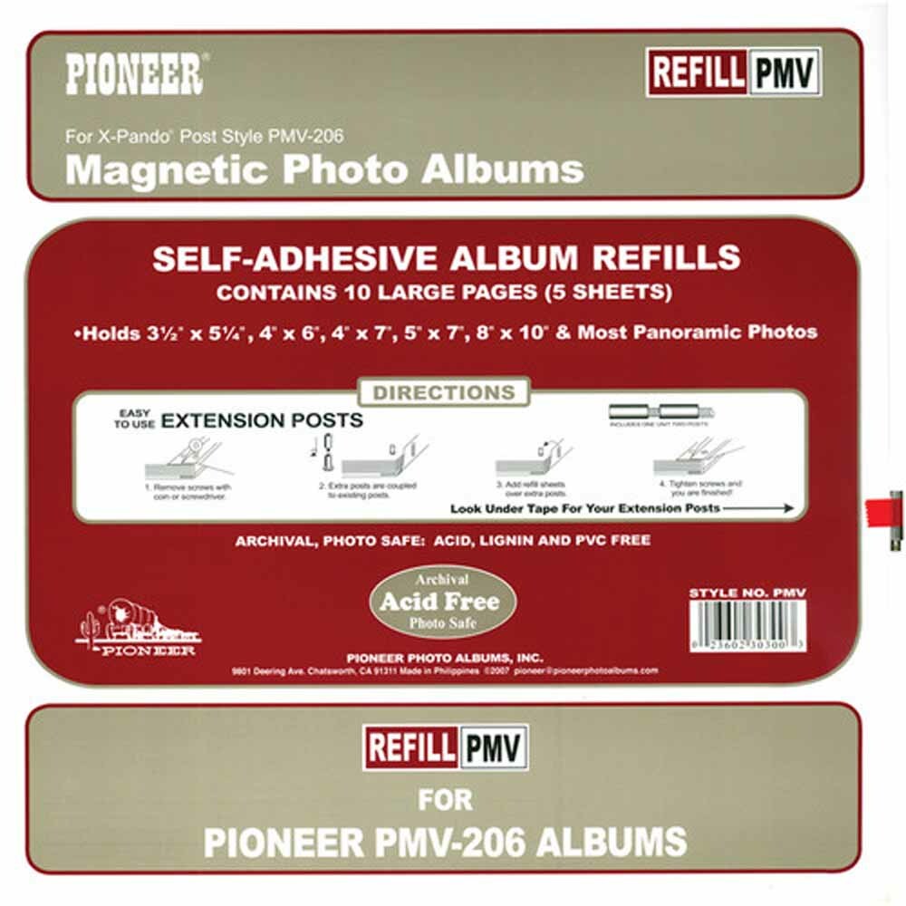 Pioneer X-Pando Magnetic Album Refill PMV (PMV206) | eBay