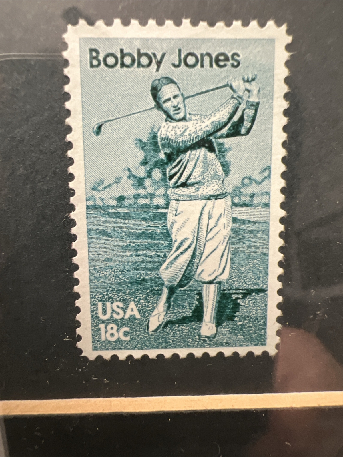 Bobby Jones Commemorative Matted Framed USPS 18 Cents Stamp Golf ...