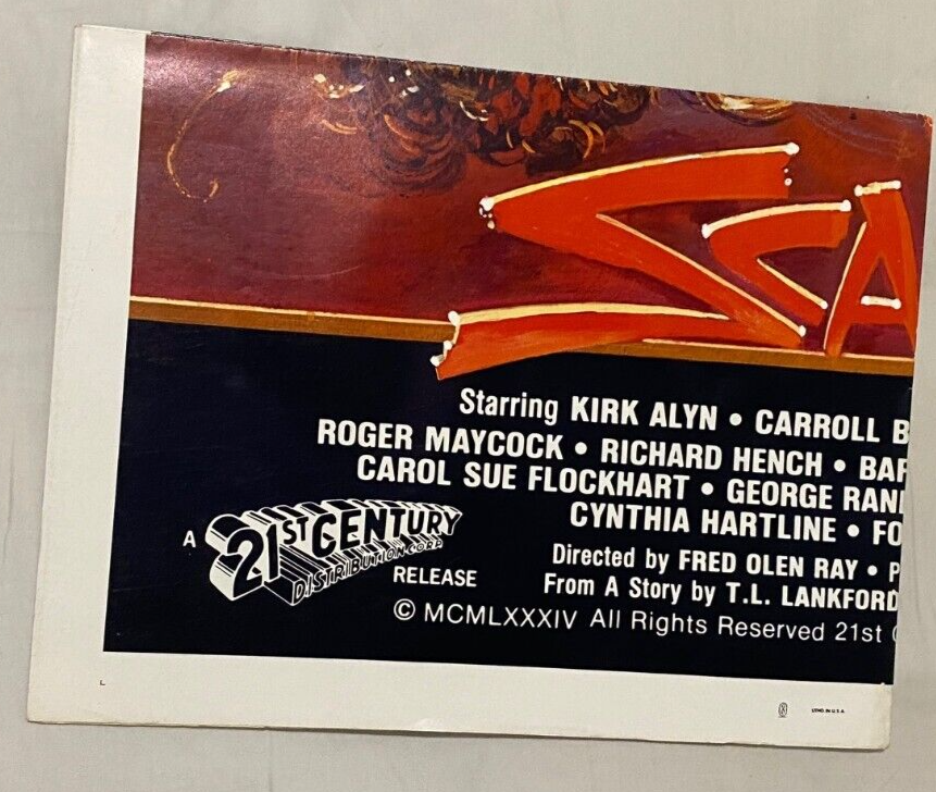 SCALPS " 1983 Original 27 x 41 Movie Poster ONE SHEET | eBay