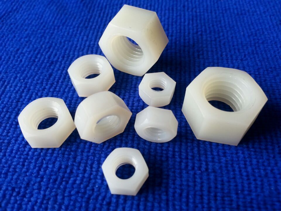 US Stock 50pcs M2 Nylon Screw Nut Hexagonal Standoff Spacer White ...