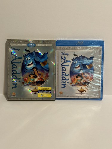 Aladdin (Blu-ray/DVD/Digital, 2015) Disney Diamond Edition with ...