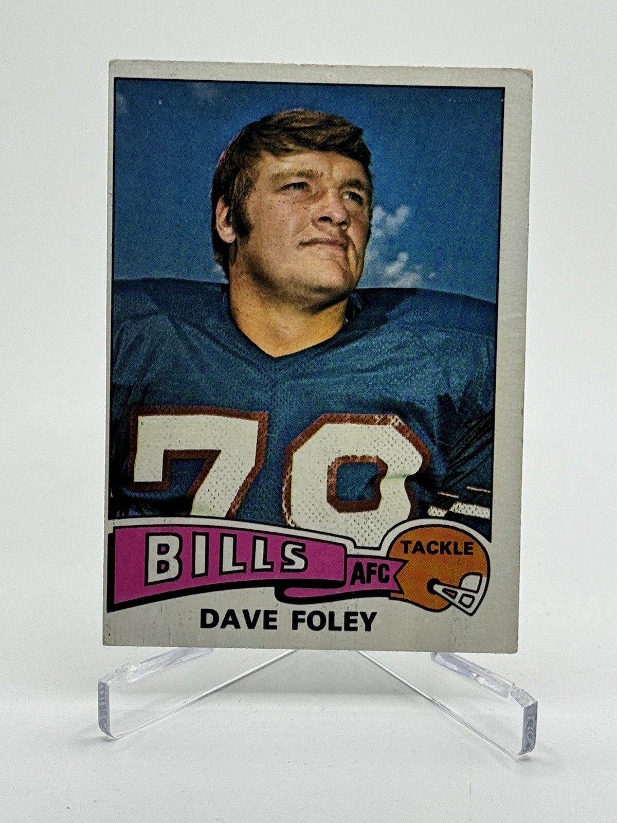 1975 Topps Bills Dave Foley Football Card #198 | eBay