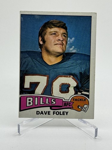 1975 Topps Bills Dave Foley Football Card #198 | eBay