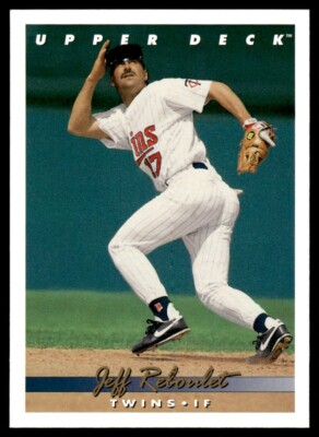 1993 Upper Deck #733 Jeff Reboulet Rookie Minnesota Twins | eBay