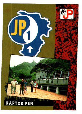 1993 Topps JURASSIC PARK Trading Card - # 11 RAPTOR PEN | eBay