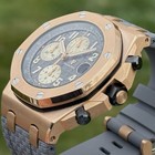 Audemars Piguet Royal Oak Offshore Half Brick Rhodium Grey Dial 42mm ...