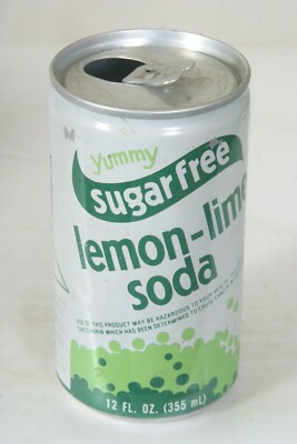 Yummy Sugar FREE Lemon Lime Soda can 12oz A/A T/O | eBay