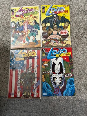 LOBO INFANTICIDE complete set 1-4 limited series DC comics 1992 4 book ...