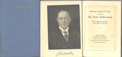 THE DUKE ENDOWMENT, 1929 BOOK (JAMES B DUKE, DUKE POWER COMPANY, DUKE ...