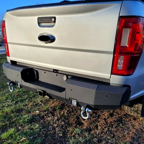 KUAFU Textured Steel Assembled Rear Bumper Replacement For 2019-2023 ...
