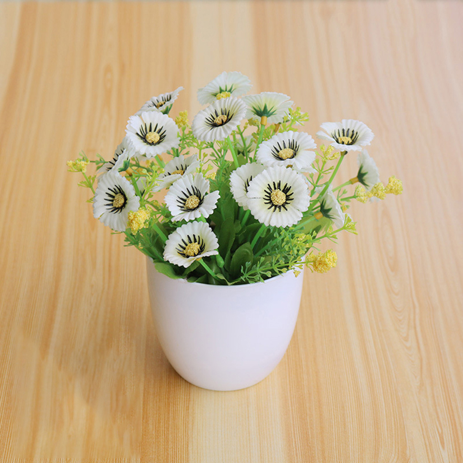 1 Set Artificial Pot Vivid Widely Applied No Wither Imitation Plant ...