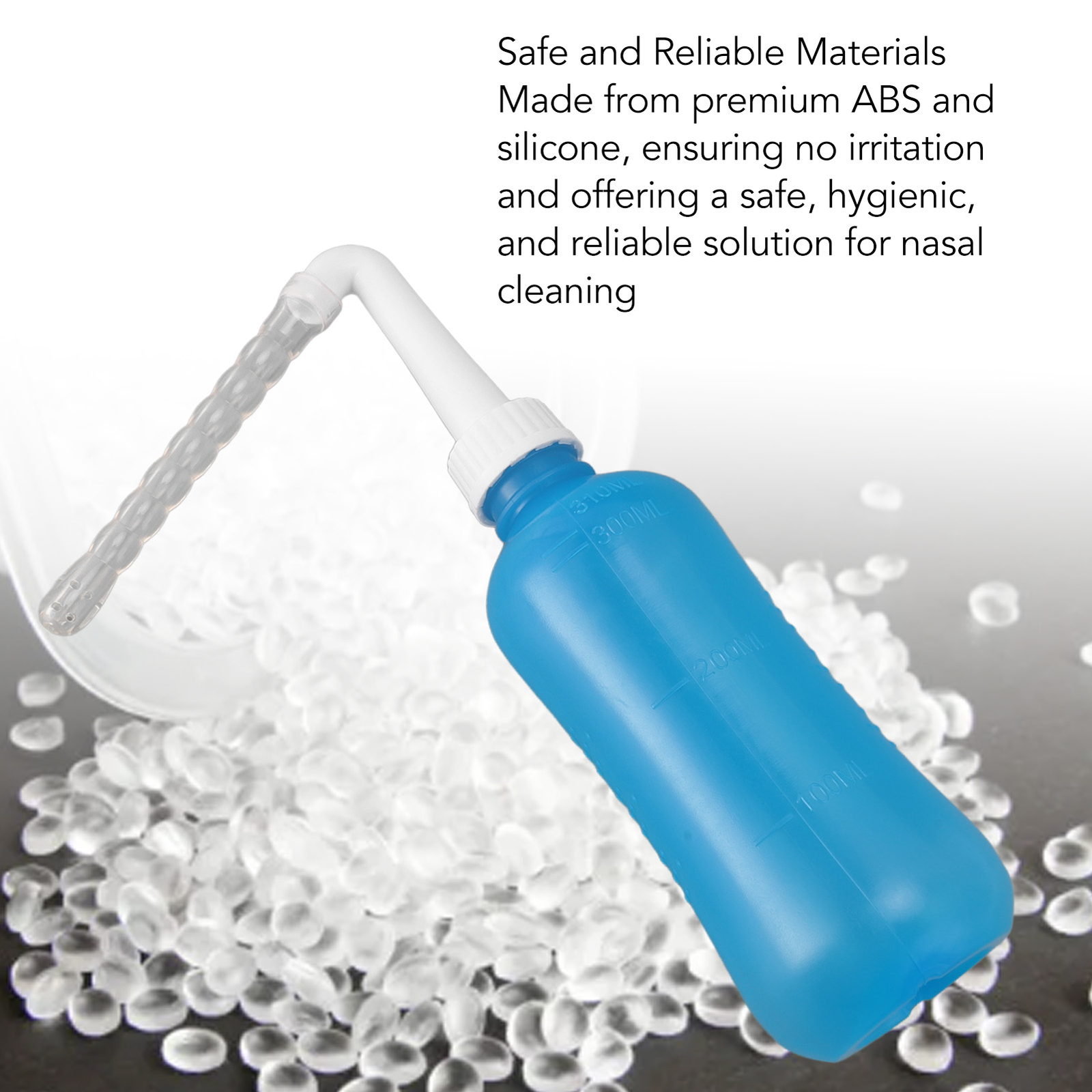 HG Neti Pot Sinus Rinse Bottle Silicone ABS Manual Nose Wash Cleaner ...