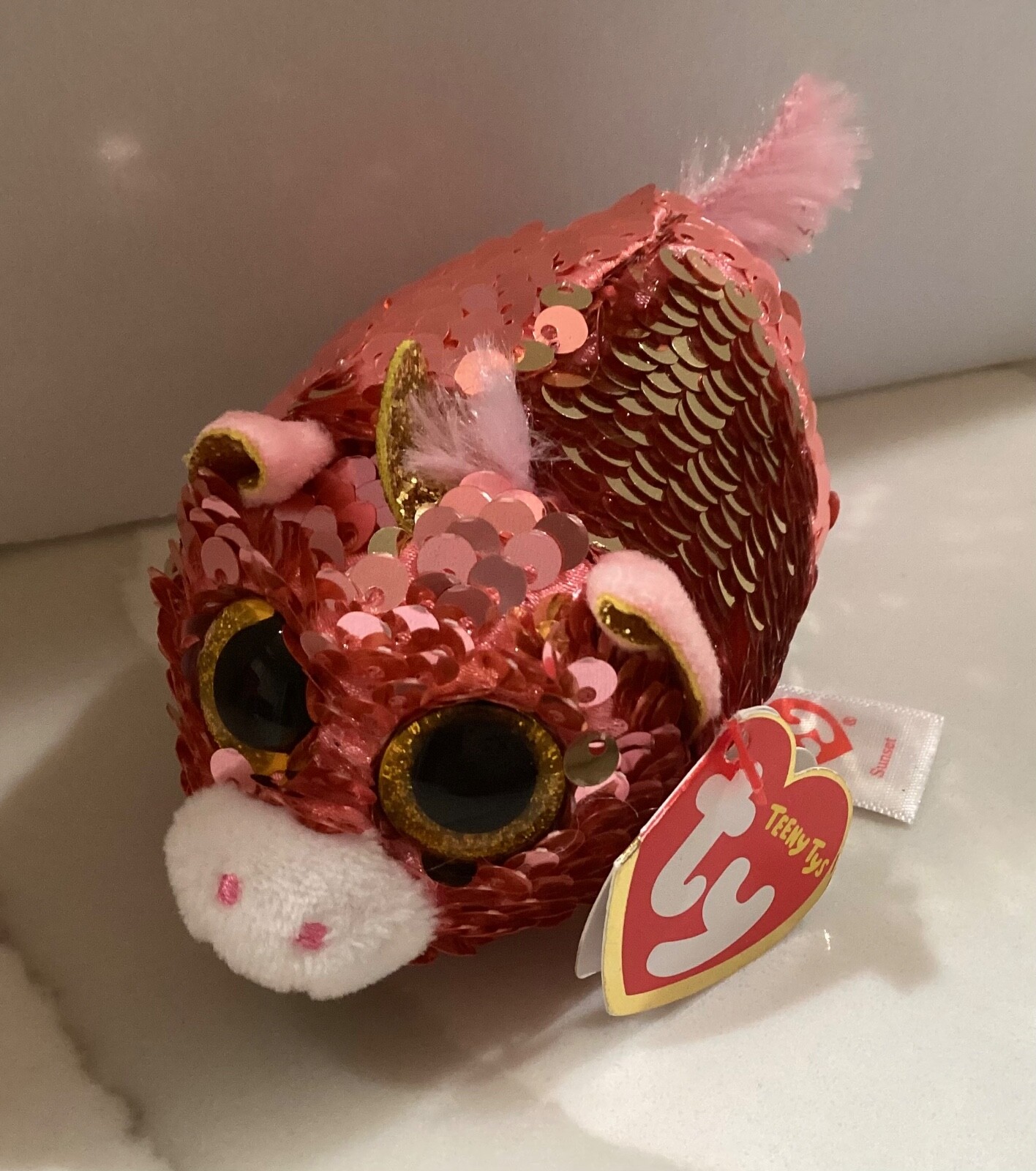 2019 Teeny Ty Stackable SUNSET Flippable Unicorn Plush 4” NEW | eBay