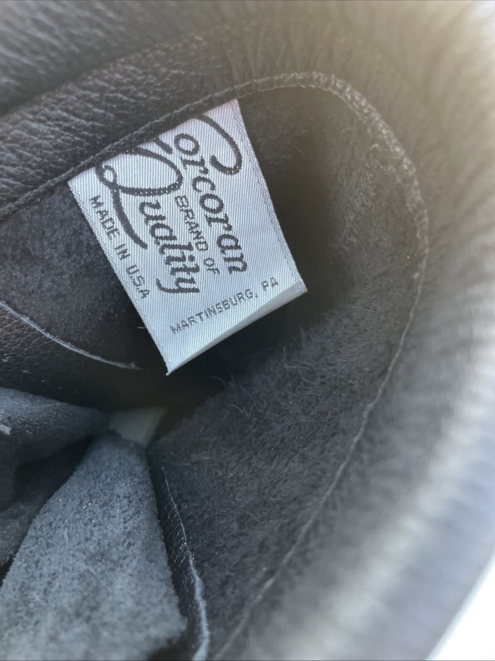 Corcoran Field Boots Combat Jump Boots Mens 7 M Military Black Leather ...