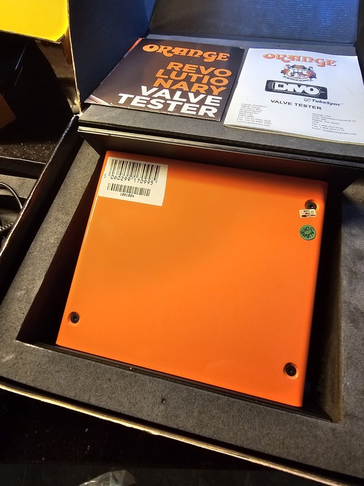 Orange VT 1000 Valve Tester with Power Supply. Excellent condition ...