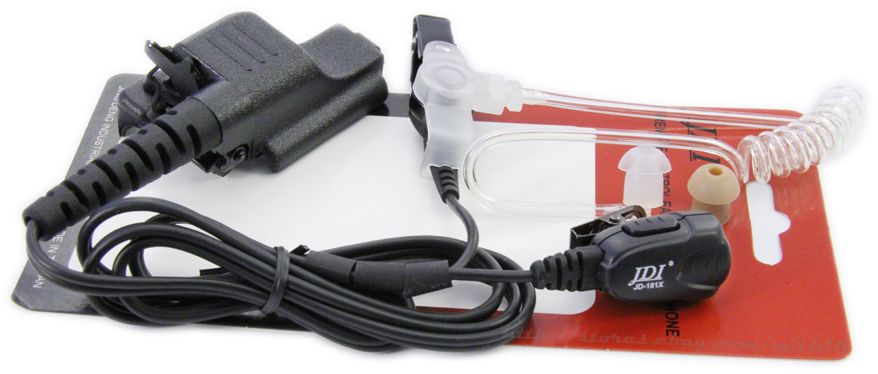Acoustic Tube Headset F Ear Mic Motorola MTX8000 MTX9000 MT2000 PR1500 ...